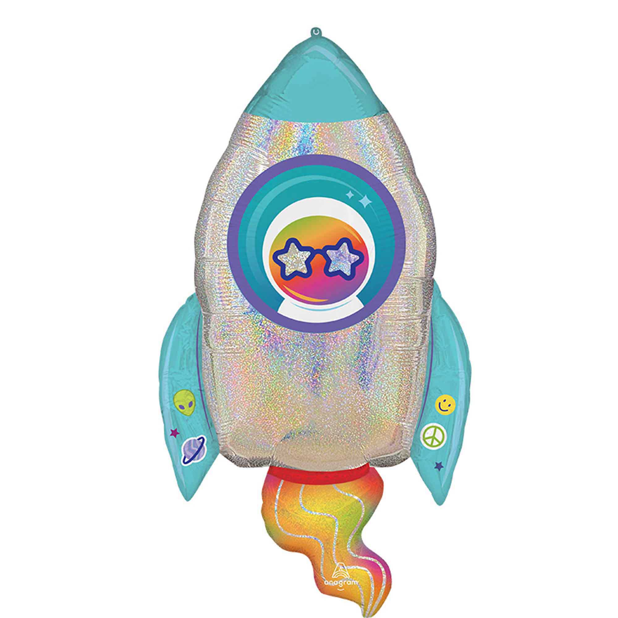 SuperShape Holographic Outer Space Balloon