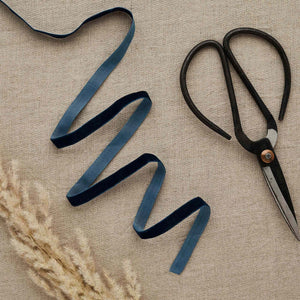 DIY Wedding Navy Velvet Ribbon - 10mm x 5m
