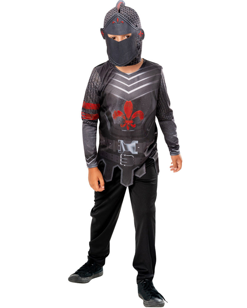 Medieval Black Knight Boys Costume