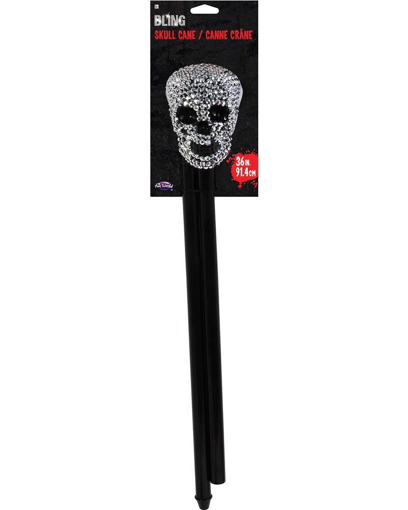 Bling Skull Cane 91cm