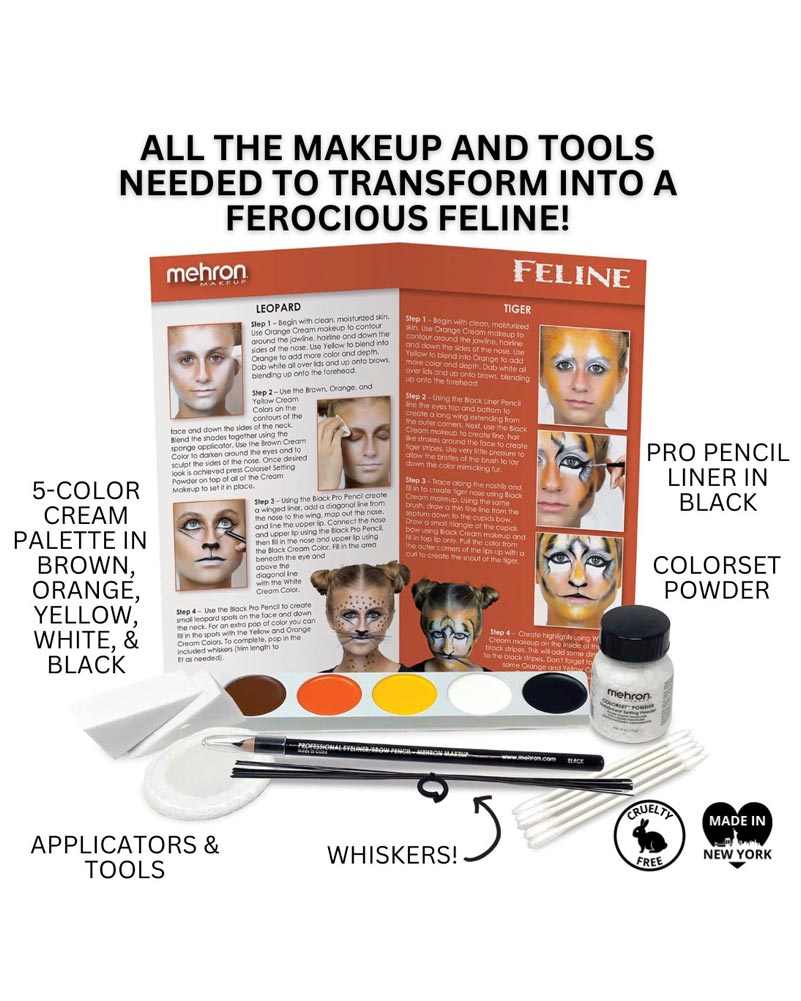 Feline Character Makeup Kit