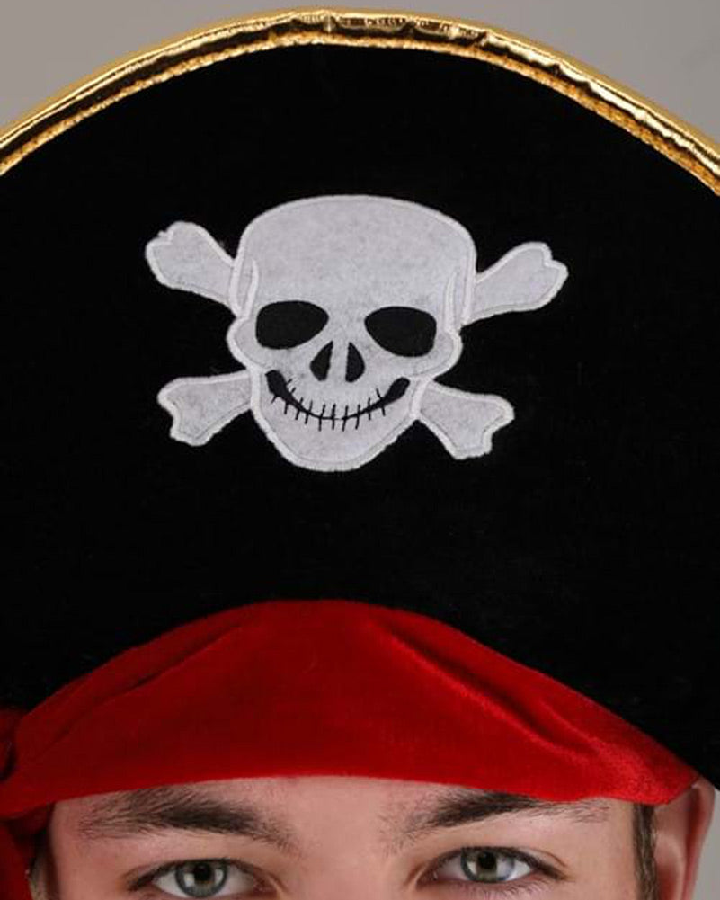 Deluxe Classic Pirate Hat – CostumeBox Australia