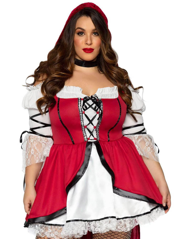 Gorgeous Storybook Red Riding Hood Plus Size Womens Costume