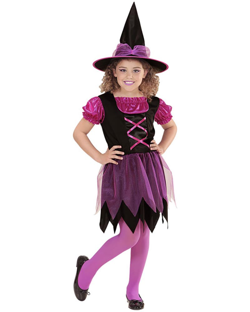 Magenta Witch Girls Costume