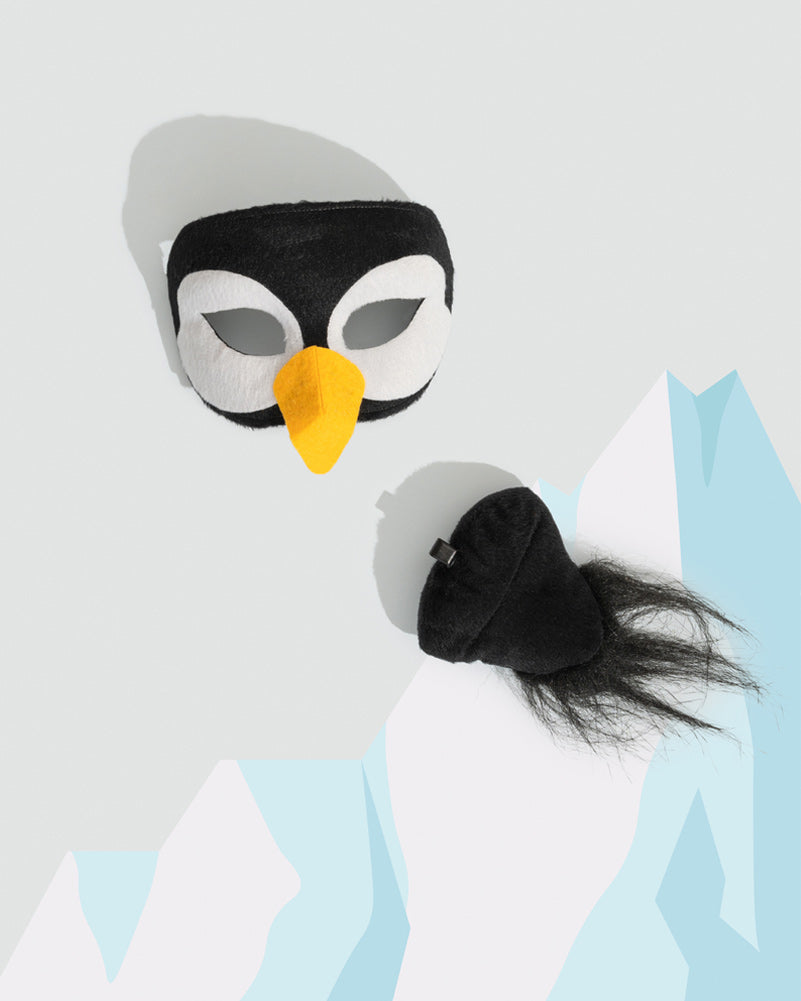 Penguin Animal Mask and Tail Set