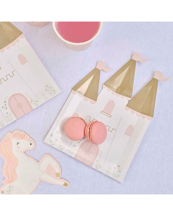 Princess Party Castle Paper Plates Pack of 8