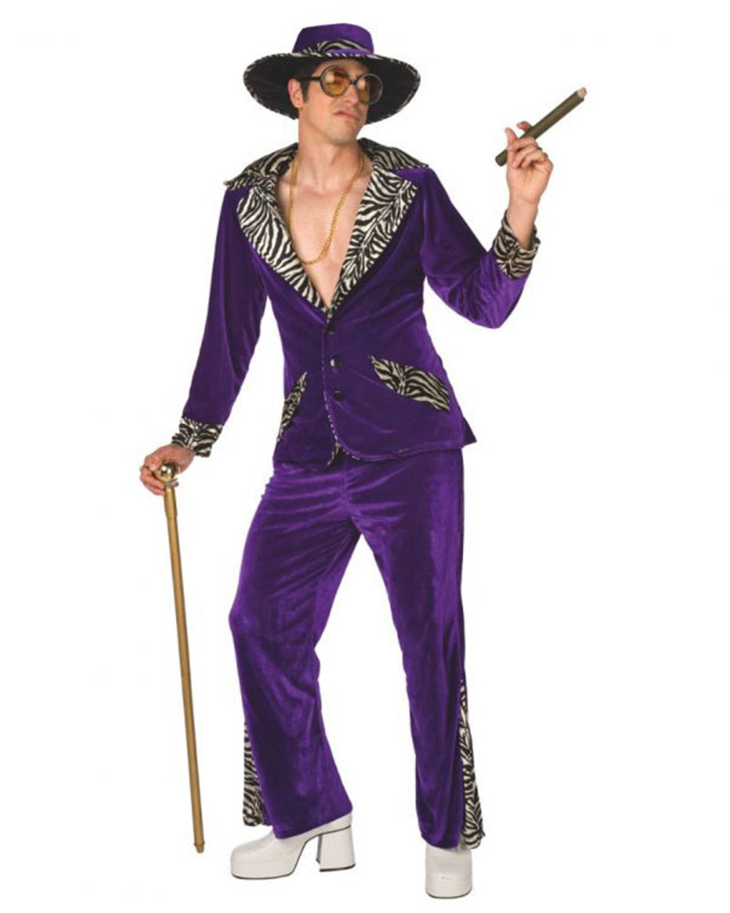 Purple Pimp Daddy Mens Costume – CostumeBox Australia