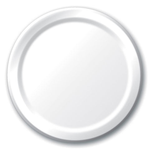 White 18cm Plates Pack of 24