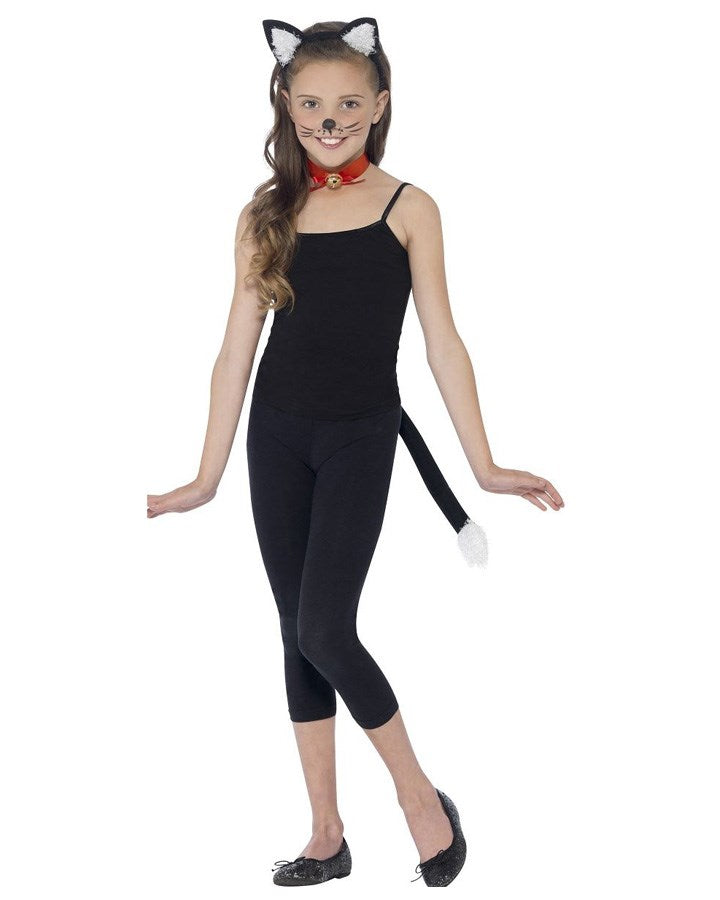 Cat Kids Headband Collar and Tail Kit – CostumeBox Australia