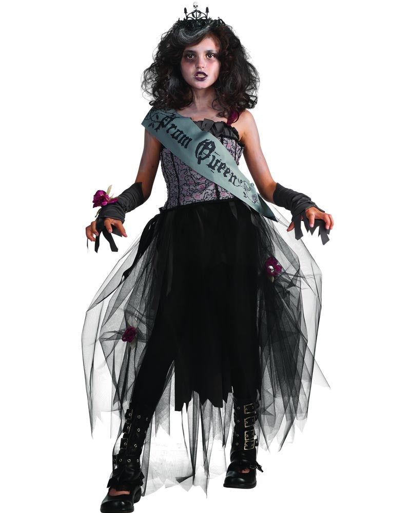 Goth Prom Queen Girls Costume