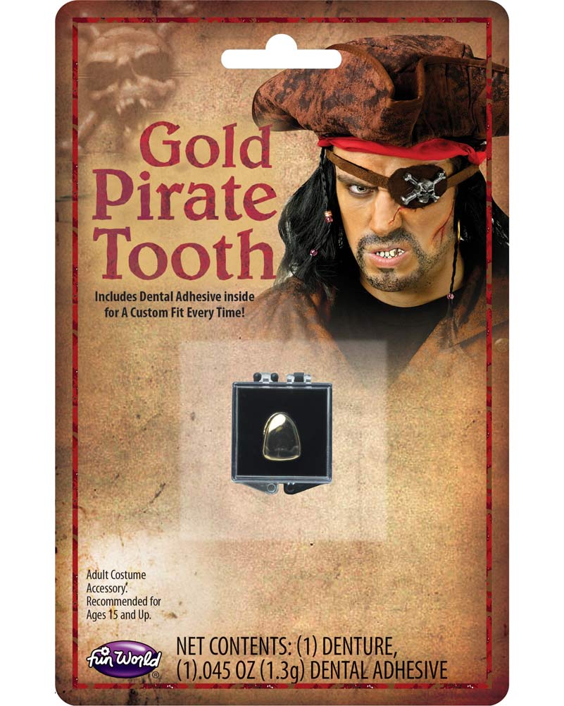 Gold Pirate Tooth – CostumeBox Australia