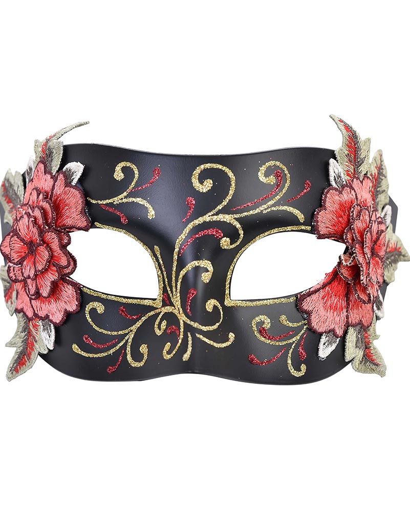 Aria Black and Red Eye Mask