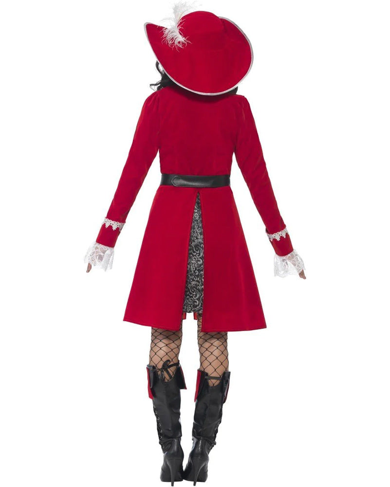 Authentic Lady Captain Deluxe Womens Costume