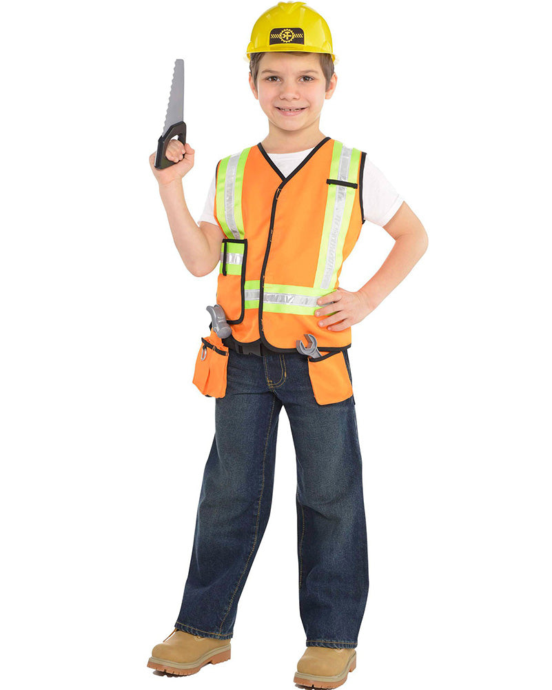 Tradie Construction Worker Boys Costume