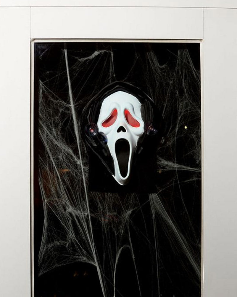 Scream Ghost Face Light Up Window Peeper 30cm