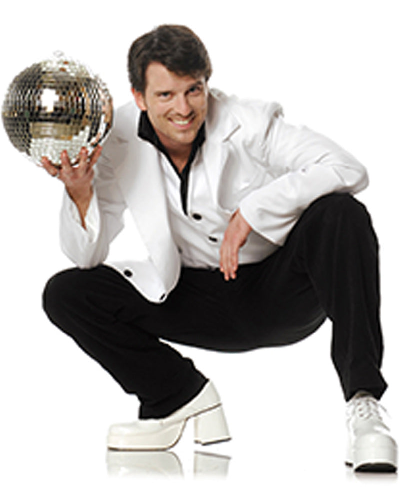 70s Pimp White Deluxe Mens Shoes