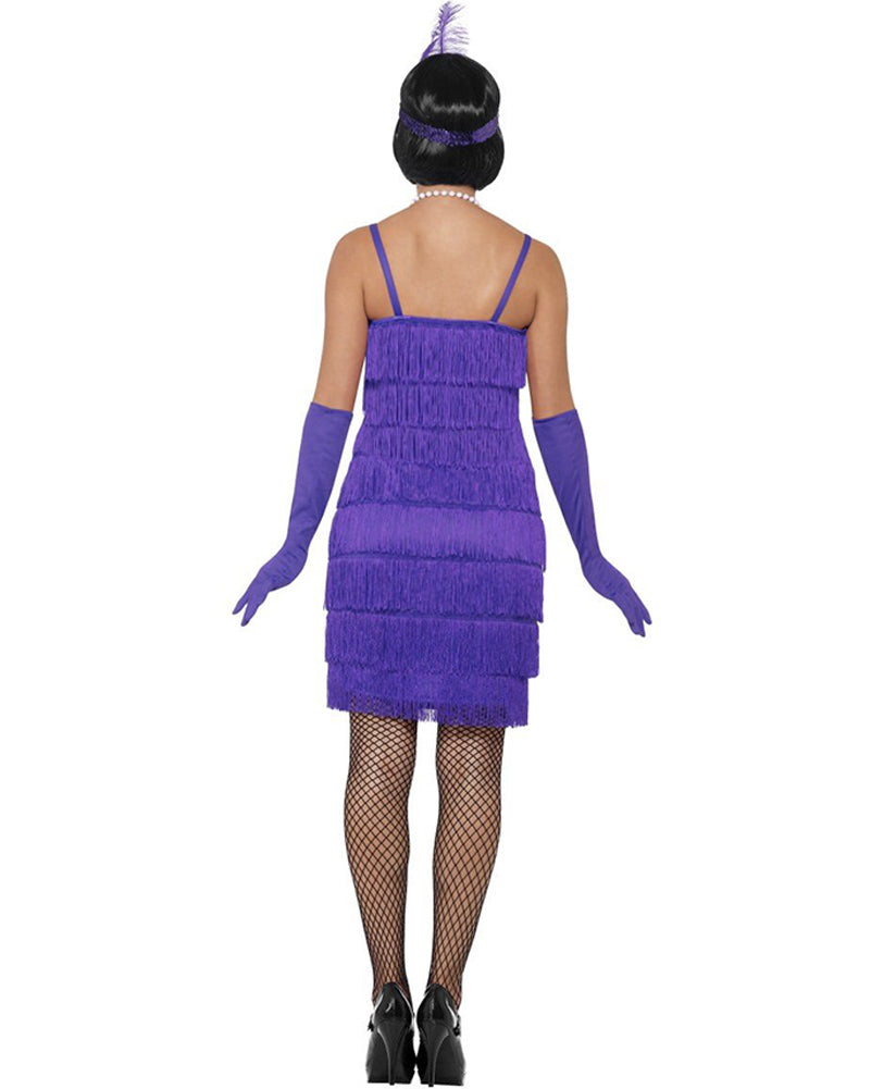 20s Purple Flapper Womens Costume