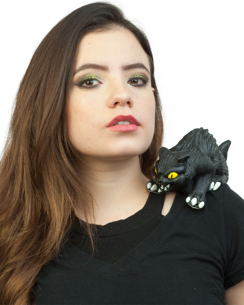 Black Cat Deluxe Shoulder Buddy Prop