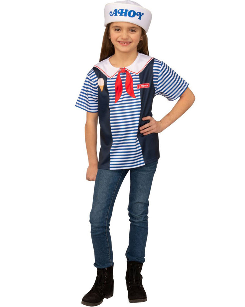 Stranger Things Scoops Ahoy Uniform Girls Halloween Costume